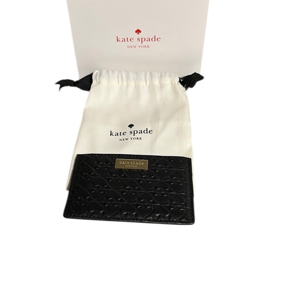 kate spade | Accessories | Kate Spade Quilted Spade Card Holder Nwot W ...
